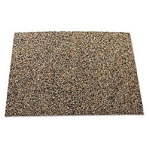 Rubbermaid Commercial Products Rock Panels Compatible with Landmark 35 GAL Trash Can Frame, River Rock, Outdoor for Stadiums/Parks/Shopping Plazas