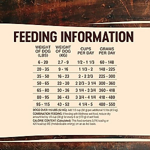 Wellness CORE+ Grain-Free Dry Dog Food, Natural Ingredients, Made in USA with Real Freeze-Dried Meat (Adult, Turkey, 20 lbs)