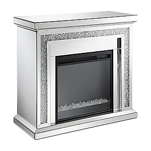 Coaster Home Furnishings Lorelai Rectangular Freestanding Fireplace Mirror