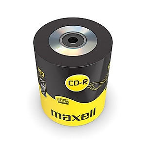 Maxell 624037 CD-R 52x Blank Discs 700MB Extra Protection (100 Disk Pack - Shrink Wrapped)