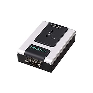 MOXA NPort 6150-1 Port RS-232/422/485 Secure Device Server, 12-48V, w/Adapter
