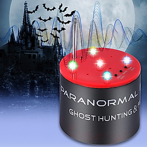 Chkenono Ghost Hunting Equipment, Paranormal Equipment Tool with Enhanced Sensitivity and Temperature Deviation Detection, EMF Detector for Professional Paranormal Investigations