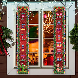 Feliz Navidad Decorations Mexican Christmas Porch Banner Feliz Navidad Welcome Sign Mexican Christmas Decorations and Supplies for Home Party