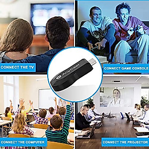 Anycast HDMI Wireless Display Adapter - WiFi 1080P Mobile Screen Mirroring Receiver Dongle to TV/Projector Receiver Support Windows Android Mac iOS