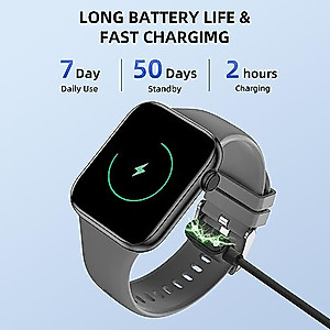 TaiSounds Smart Watch for Women Men 1.95 Display Bluetooth smartwatch for Women Men