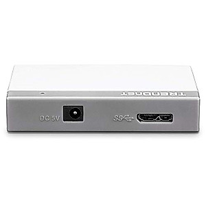 TRENDnet 4-Port USB 3.0 Ultra-Mini Hub, 1M (3ft. USB 3.0 Cable), Up to 5Gbps, Power Adapter Included, Plug &Play, Backwards Compatibility with USB 2.0/USB 1.1, TU3-H4