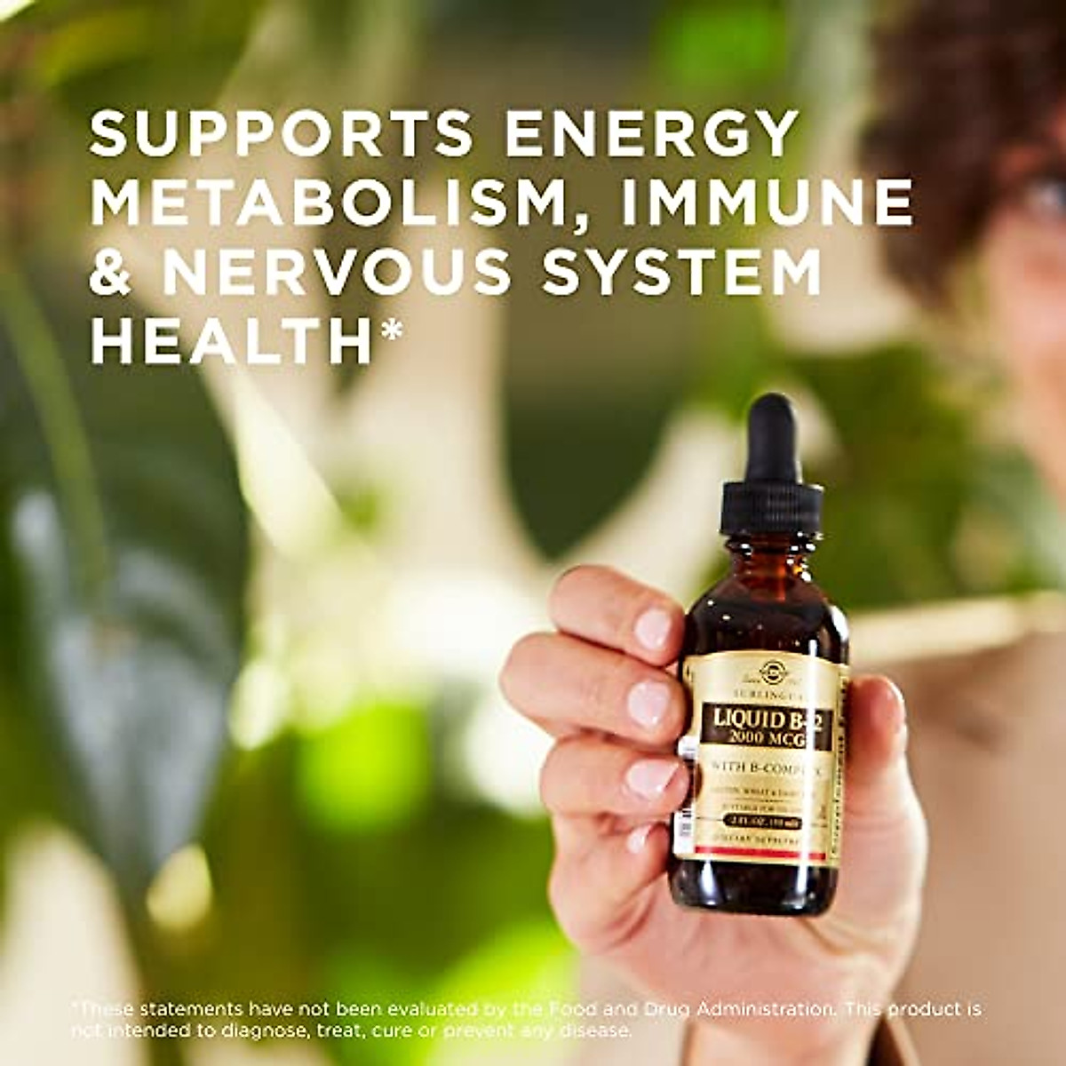 Solgar, Sublingual Liquid B-12 2000 Mcg with, 2 Fl Oz