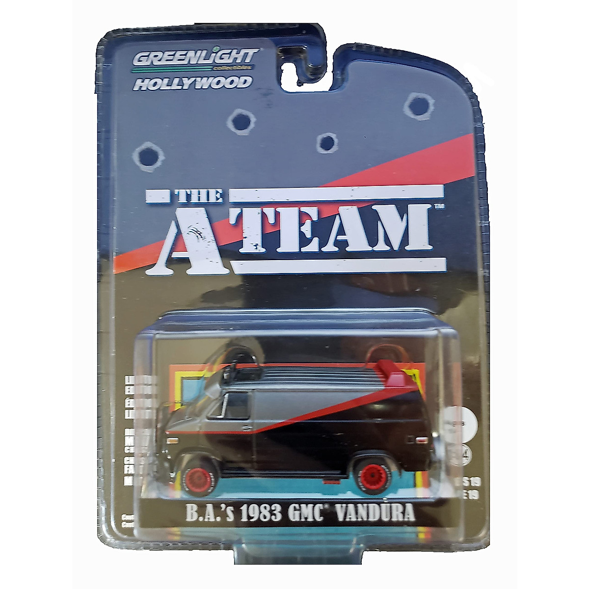 Collectibles Greenlight 44790-B The A-Team (1983-87 TV Series) 1983 GMC Vandura 1:64 Scale