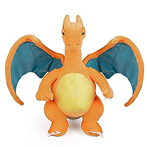 Pokémon 12" Large Charizard Plush - Officially Licensed - Charmander Evolution - Authentic Soft Stuffed Animal Toy Figure - Valentine's Day & Easter Basket Stuffer Gift for Kids, Boys, Girls - 2+