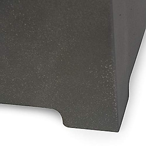 Catherine Outdoor Round Fire Pit with Tank Holder, Concrete