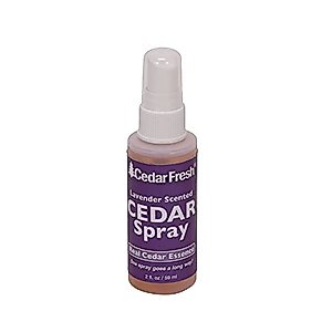 Household Essentials CedarFresh 84802 Cedar Power Spray with Lavender Essence Scent | Protects Closets | Restores Scent to Cedar Wood Accessories | 2 fl. oz. , Purple