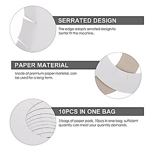 Healifty 3 Bags 30pcs Wax Warmer Collars Waxing Protection Collars Universal Collars Ring Wax Warmer Hair Removal Waxing Kit