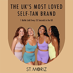 St Moriz Velvet Self Tanning Mitt - Reusable Self Tanner Applicator Glove For Even Self Tan Coverage & Streak Free Finish - Use with Any Self Tanner Mousse, Mist, Lotion - Self Tan Mitt - Pack of 1
