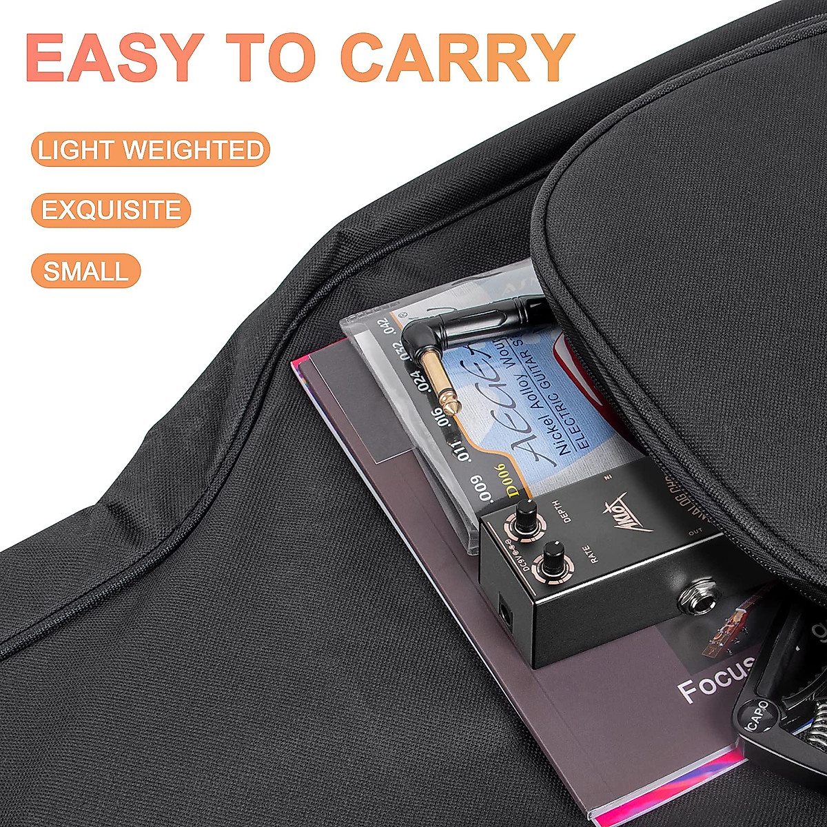 High Gain Distortion Guitar Pedal, AKLOT Electric Effects Pedals Mini Single Type DC 9V True Bypass