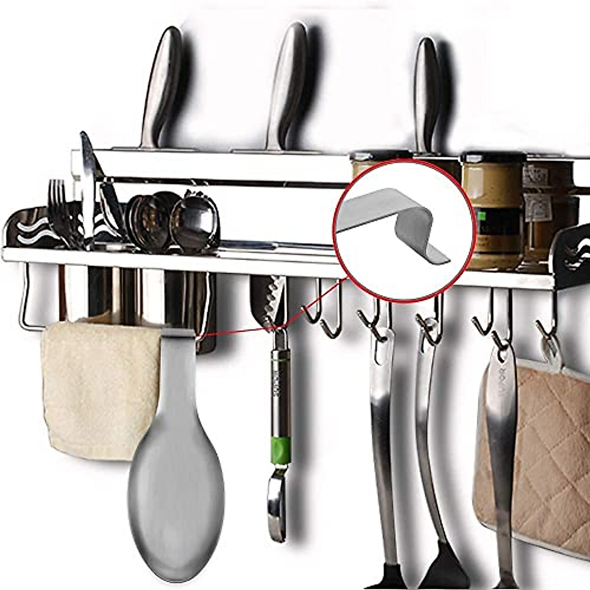 XINLIAN Stainless Spoon Rest for Cooking Kitchen Counter Coffee Spoon Rest Kitchen Spoon Utensil Rest Small Spoon Rest Stove Top Spoon Rest Spatula Rest Spoon Holder Ladle Holder