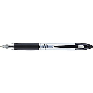 Zebra 22410 Z-Grip MAX Ballpoint Retractable Pen, Black Ink, Medium, Dozen