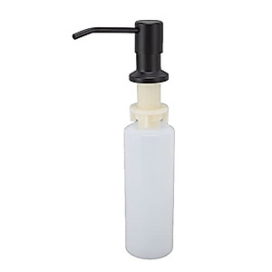 Soap Dispenser for Kitchen Sink,300ml Sink Soap Dispenser,Stainless Steel Bathroom & Kitchen 360° Rotation Sink Soap Dispenser for Hand Sanitizer & Dish Soap