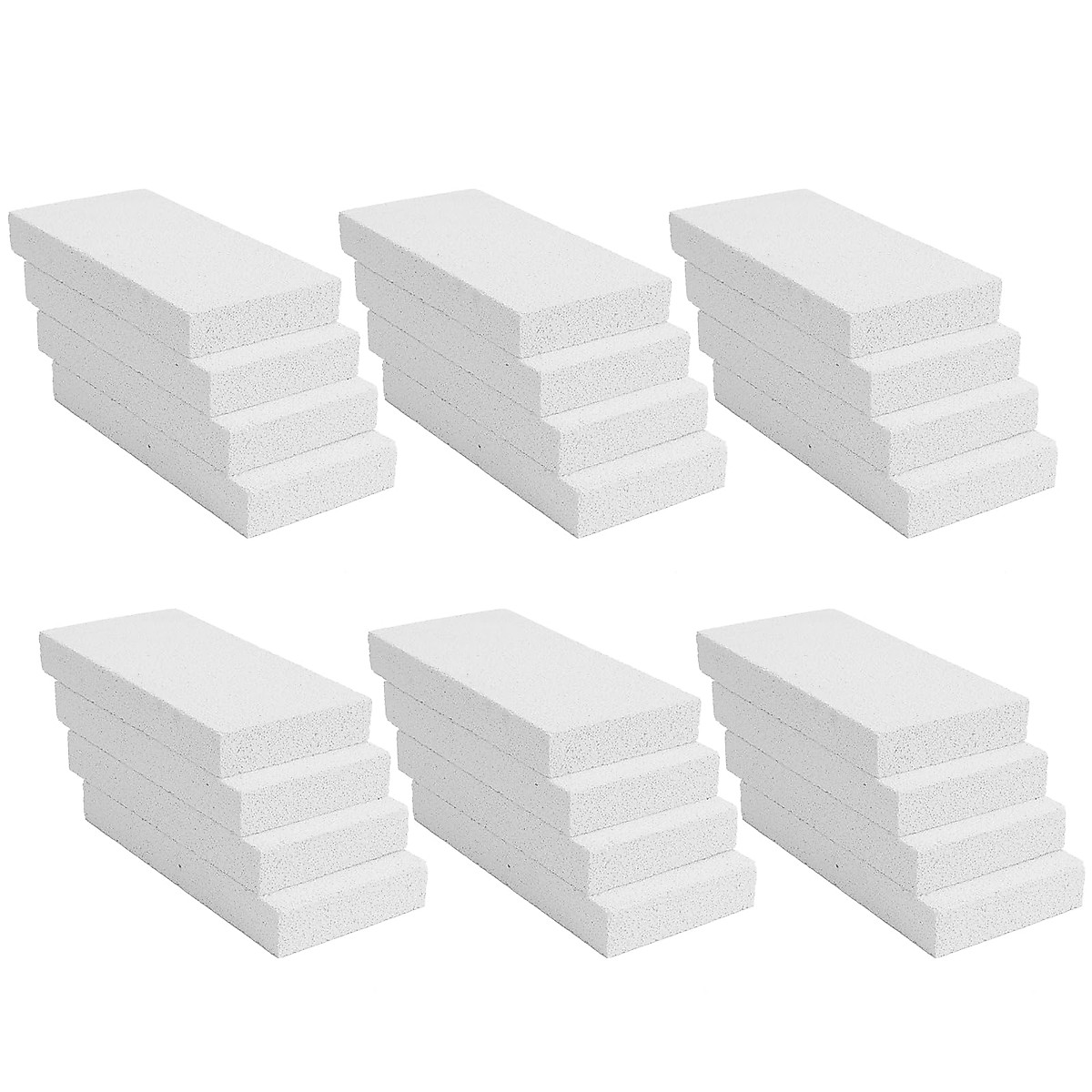 Fire Brick Insulating Fire Bricks for Wood Stove Forge(Pack of 24)2400F Rated FireBrick Clay Firebricks Replacement Insulation Fire Block for Grill Fireplace Fire Pit Kiln Pizza Oven (9"x4.5"x1.25")