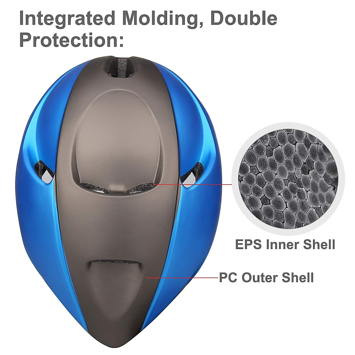 Shinmax Adult Bike Helmet,Bicycle Helmet with Removable Magnetic Goggles & USB Rechargeable Light Specialized Road Mountain Bike Helmet Adjustable Size Ultralight Cycling Helmet Men Women SM-T88