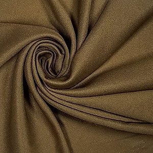 Texco Inc Polyester Interlock Lining 2 Way Stretch/Decoration, Apparel, Home/DIY Fabric, Cork 253 1 Yard