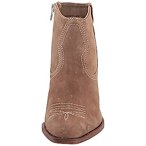 Dolce Vita Women's SILMA Ankle Boot, Truffle Suede, 8