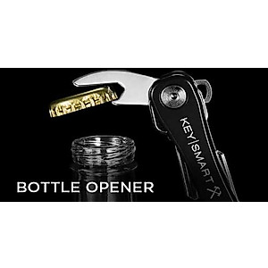 KeySmart Bottle Opener Add-on Accessory for KeySmart, KeySmart Flex, and KeySmart Pro Key Holders, Solid and Durable Beer Opener (Stainless Steel)