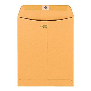 Office Depot® Brand Clasp Envelopes, 10" x 15", Brown, Box Of 100