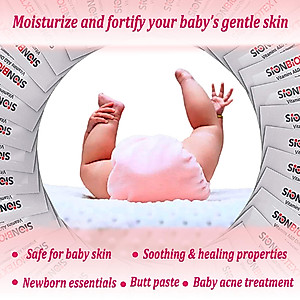 A and D Ointment By Sion Biotext Baby Diaper Rash Vitamin A + D Original Healing Cream Medical Moisturizer Intensive Therapy For Dry & Irritated Skin, Cuts, Burns Soothing Baby Care 144 packets