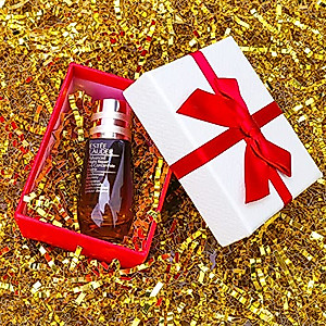 Zwish 1LB Gold Crinkle Cut Paper Shred Filler Metallic Iridescent Gift Boxes Filler Gift Wrapping Gift Basket Filler for Gift Wrapping & Basket Filling