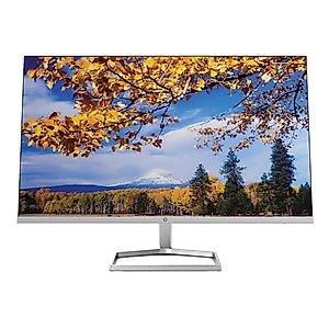 HP M27f Full HD 27 Inch IPS 75Hz Monitor for Laptop Desktop Computer 16:9 Aspect Ratio 300 nits AMD FreeSync Low Blue Light Mode Anti-glare VGA Dual HDMI Ports Tilt Adjustment ENERGY STAR (Renewed)