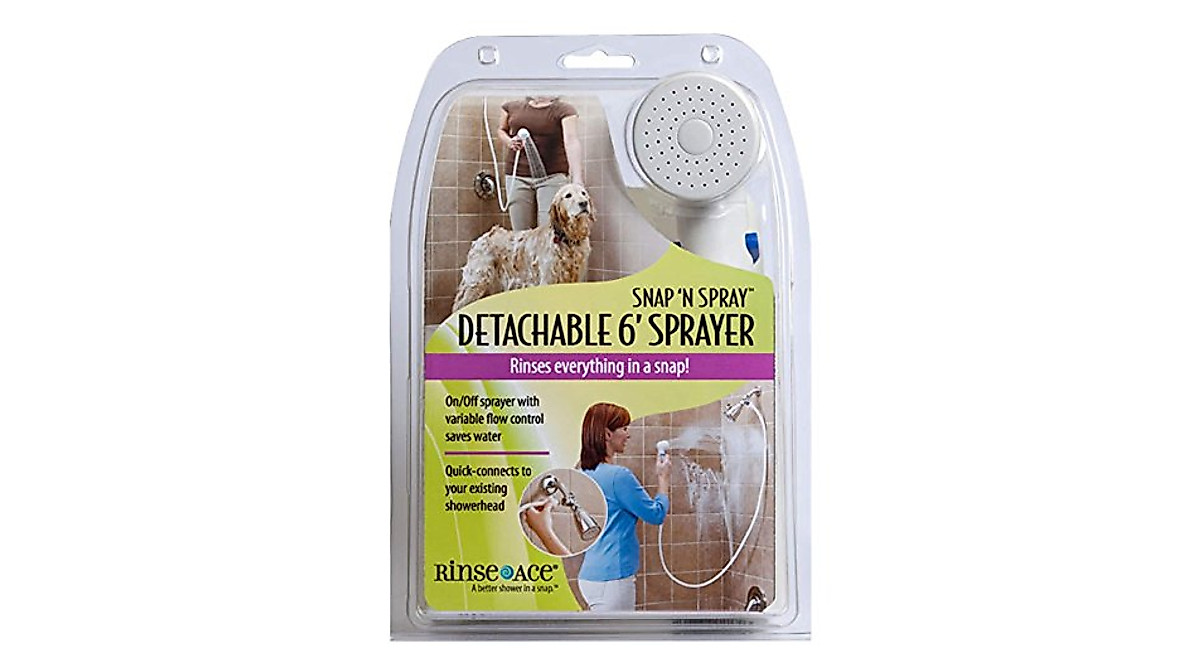 Rinse Ace 4175 Handheld Power Sprayer Shower Head | Easy Garden Watering