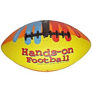 SportimeMax Hands-On Youth/Intermediate Size 7 Football, Multiple Colors