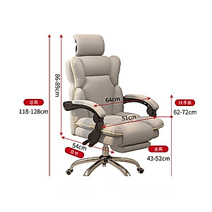 ZHAOLEI Home Internet Cafe Racing Chair Ergonomic Computer Chair Adjustable Swivel Liftable Chair