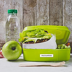 Greateam PT-M95 PT-65 PT-70 P Touch M Tape 9mm 3/8Inch Compatible with Brother Label Tape M-K221 M221 MK221 MK-221s for Brother Label Maker PT-80 PT-90 PT-70BM PT-85 PT-45.35in Tapes 4 Pack