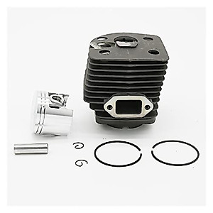 Unbrands Outdoor Power Tools Cylinder Piston 46mm Compatible with Stihl FS420 FS420L FS550 FS550L FR550 FS FR 550 Garden Tools Grass Trimmer Spare Parts Cylinder Piston (Size : FS550 46MM)