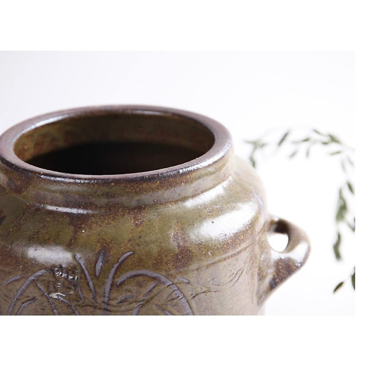 Korean Onggi, Kimchi pot, Rice jar, Ceramic, 5L