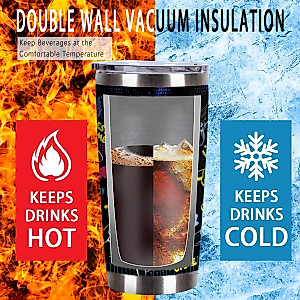 Gamer Gifts, 20 Oz Stainless Steel Game Controller Tumbler with Straw&brush, Gifts for Boyfriend, Gamer Tumbler, Presents, Gaming Tumbler, Birthday/Christmas/Holiday/Thanksgiving Gift for Game Lovers