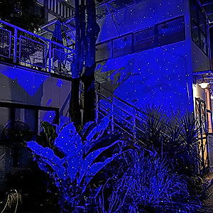 Dalanpa Firefly Garden Lights Star Projector with Blue Nebula Outdoor Decoratice Lighting