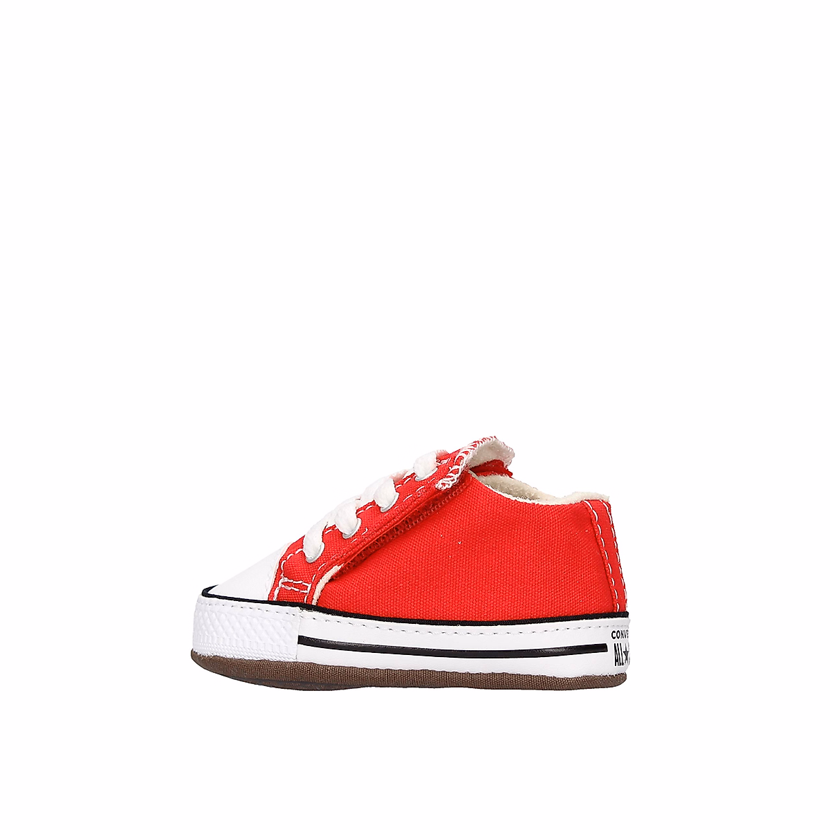 Converse Unisex-Baby Chuck Taylor All Star Cribster Easy Slip-on Sneaker, University Red/Natural Ivory, 2 M US Infant