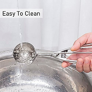 3 Pack Ice Cream Scoop, Cookie Scoop Set, Small/Medium/Large, Ice Cream Scooper, Cookie Scoops for Baking