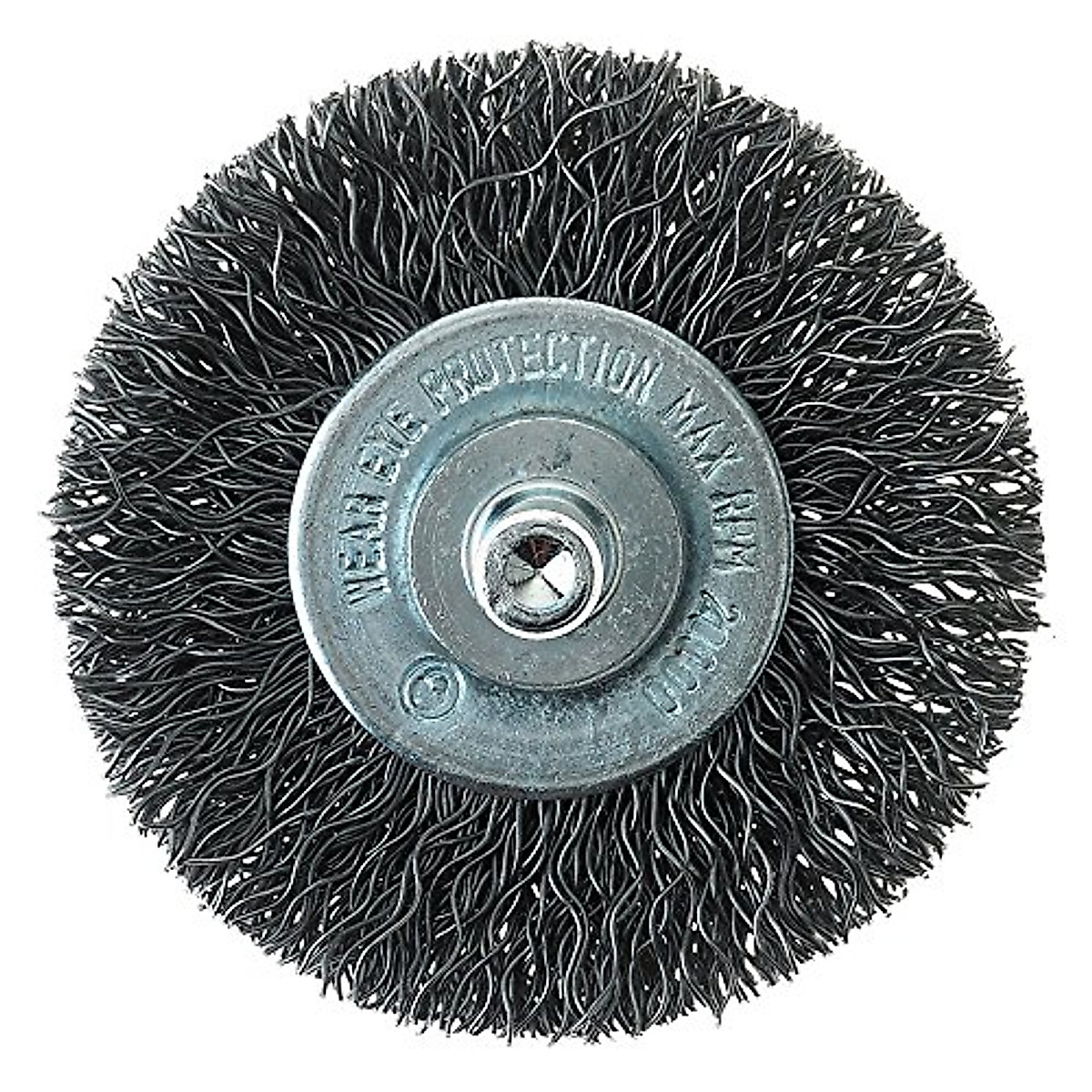 Mercer Industries 182020 - 2" x 1/4" Shank Crimped Wire Wheel, .014 Carbon Steel Wire