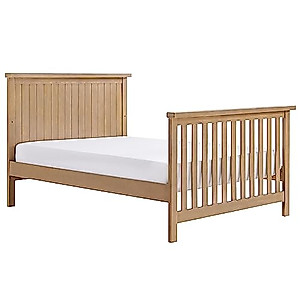 Oxford Baby Everlee 4-in-1 Convertible Crib, Honey Wood
