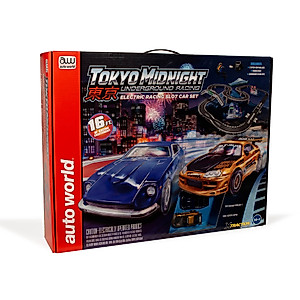 Auto World Tokyo Midnight Underground 16' Racing Slot Race Set