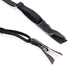 Sexy Lace Suspender Garter Belt for Thigh High Stockings (N019DD-Black-M)