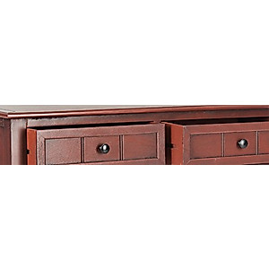 Safavieh American Homes Collection Samantha Red 2-Drawer Console Table