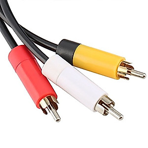 CHILDMORY 1.8M Audio Video AV RCA Video Composite Cable Cord for Xbox 360 Slim