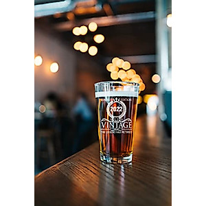 CARVELITA The Legend Has Retired 2022 Limited Editions 16oz Beer Glass - Funny Retirement Gifts For Men - Retired Gifts For Women - Happy Retirement Gifts - Retirement Party Decorations For Men