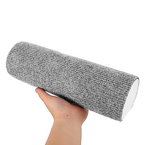 Levemolo Cat Cage Accessory Decorative Kitten Scratcher Post Light Grey Comfortable Cat Scratcher Post Foam Cloth Home Cat Scratching Post