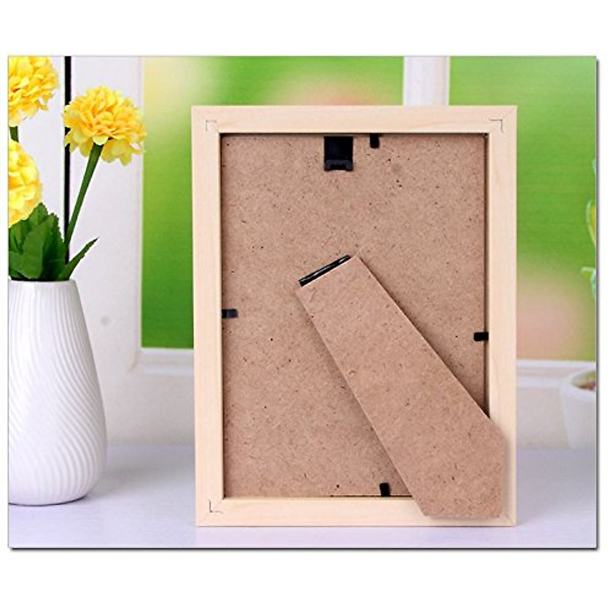 Ieoyoubei 2-Pack Frame Photo Frame Desktop Or Wall Hanging Decoration,Display Size 5x7" Red