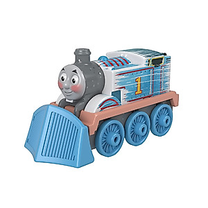 Thomas & Friends Fisher Price Snow Thomas Push-Along Toy Train for Kids Ages 3 and Up